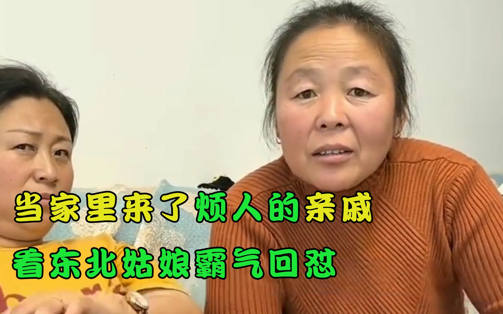当家里来了烦人的亲戚,狗拿耗子多管闲事,看东北姑娘霸气回怼!