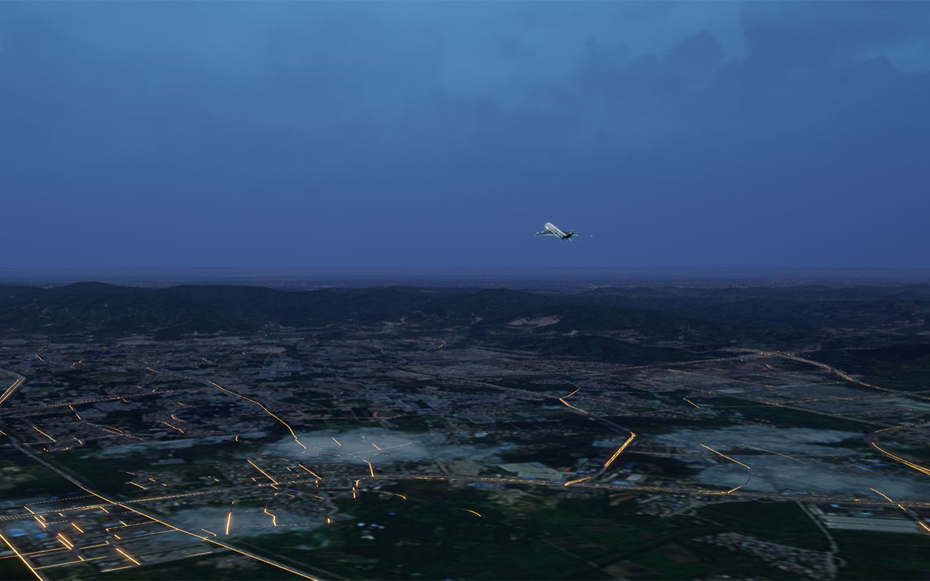 UE4 广州智慧城市样板,超级场景,可视化交互