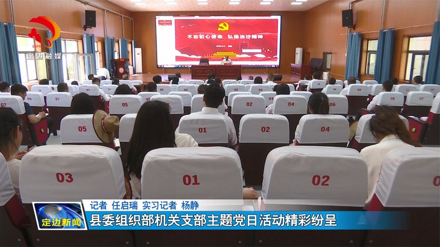 定边县委组织部机关支部主题党日活动精彩纷呈