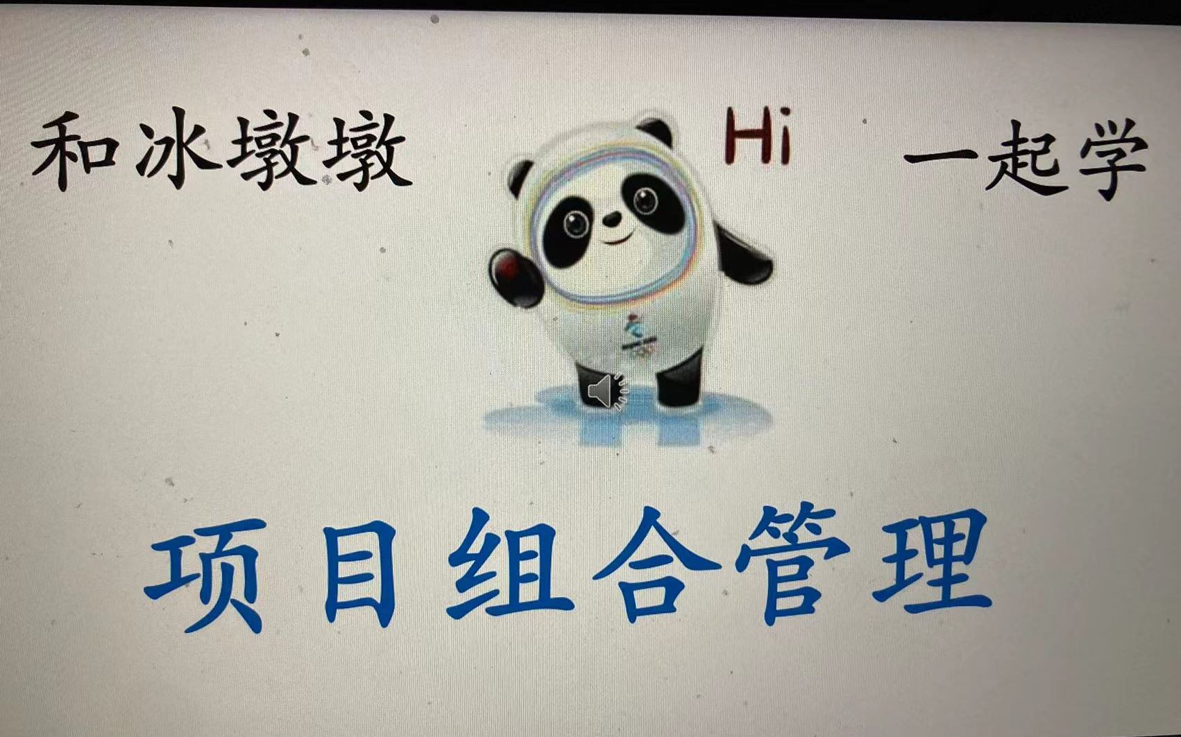 和冰墩墩一起学:项目组合管理1
