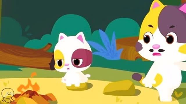 儿童动画:幼儿儿歌,幼儿歌谣,在野外给乐乐讲鬼故事的后果