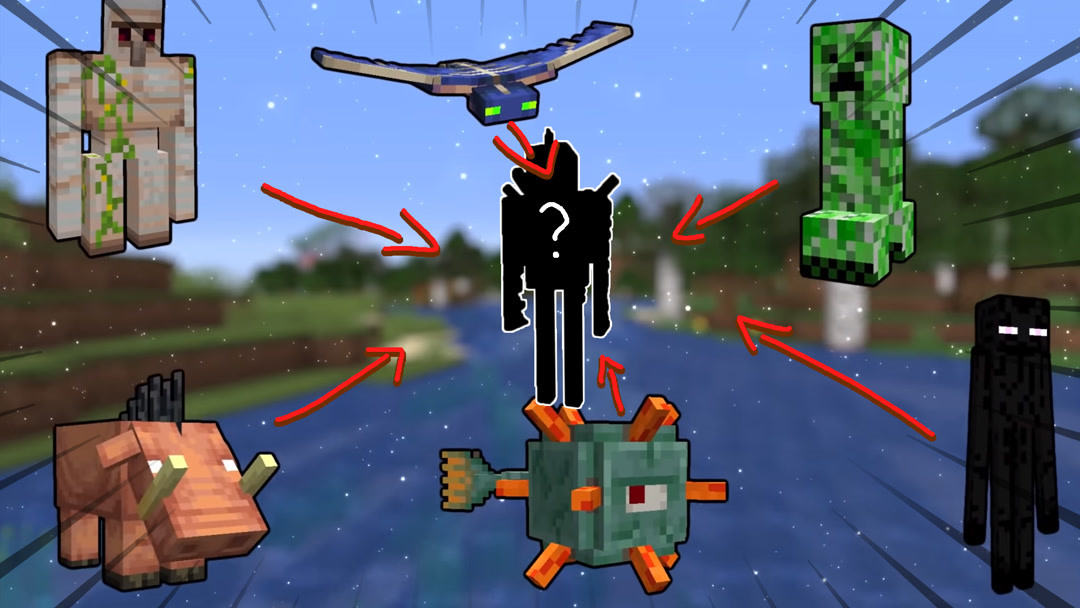 我的世界:6种生物合成1种?继承全部能力,击败后可抢夺技能!