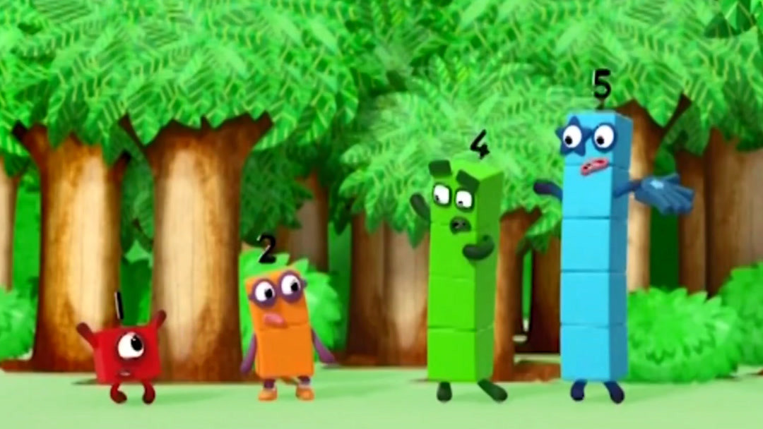 数字积木 搞笑动画:3哥不见了 会到哪里去了呢?