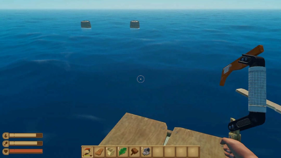 木筏求生01:我深处大海中,准备开启我的海上之旅