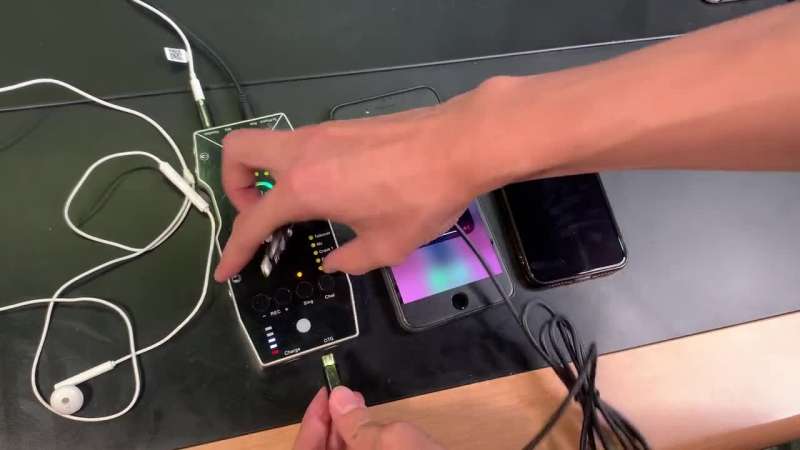 ickb_So8苹果手机OTG直播间出现没伴奏声音没声卡效果