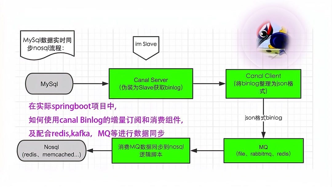 如何在实际springboot项目中使用canal Binlog增量订阅和消费组件
