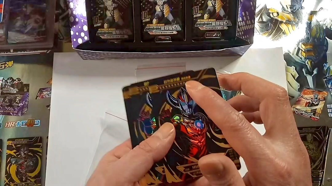 荣耀版奥特曼卡片LGR黑金卡牌,多得数不清的稀有奥特曼卡牌