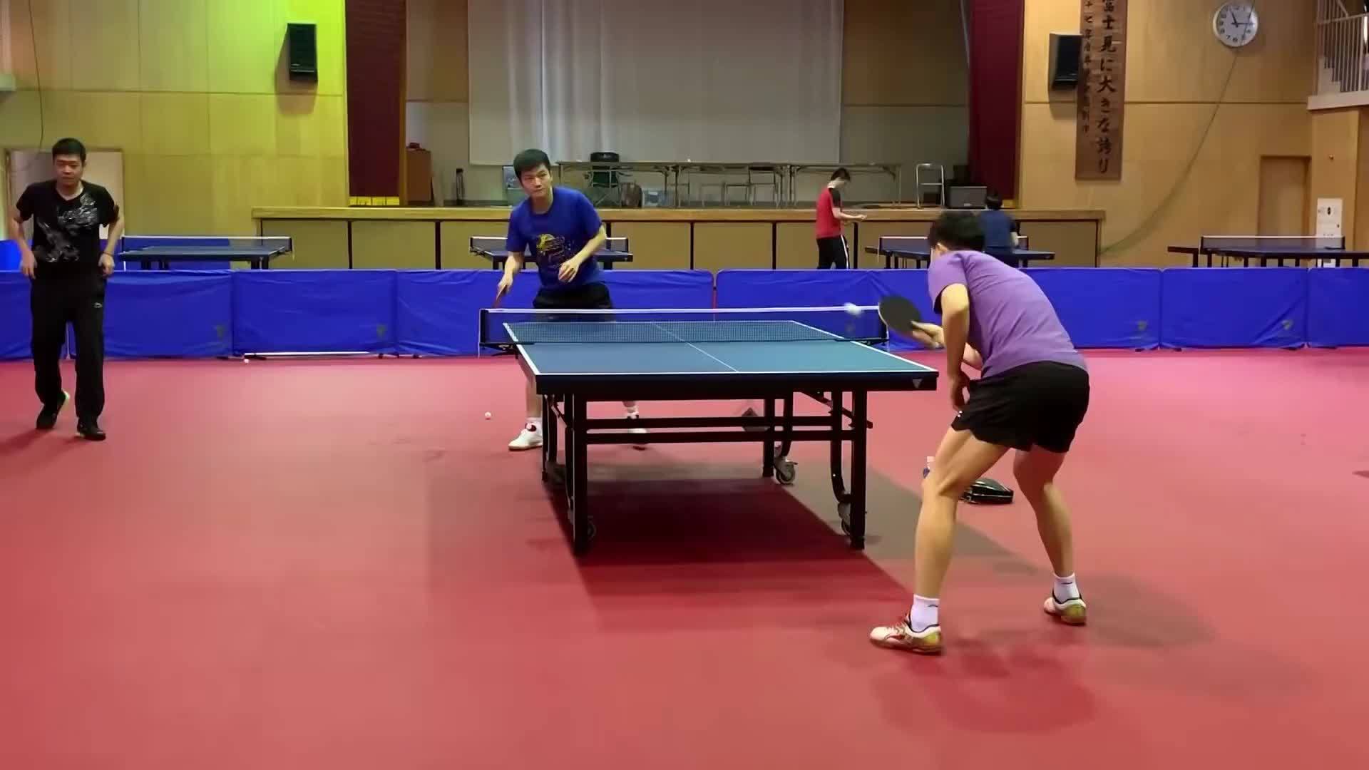 马龙樊振东训练视角