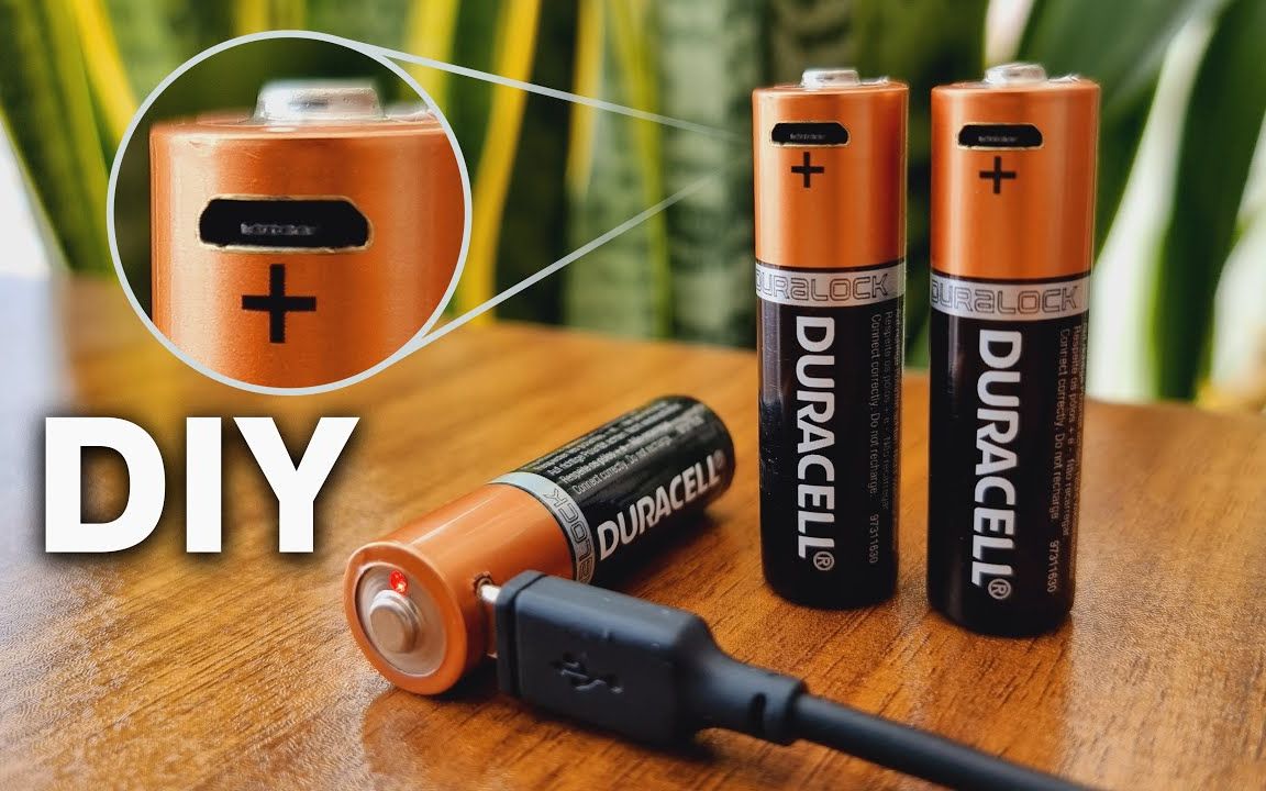 如何制作可充电 1.5v 锂离子电池 | 在家DIY可充电1.5v电池