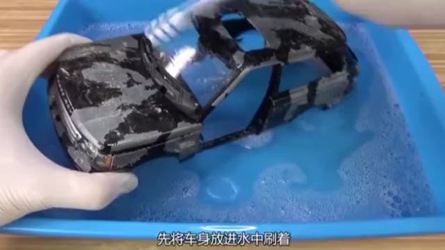 车模型破烂不堪,被小伙子一顿修复之后,网友-这手艺不是盖的