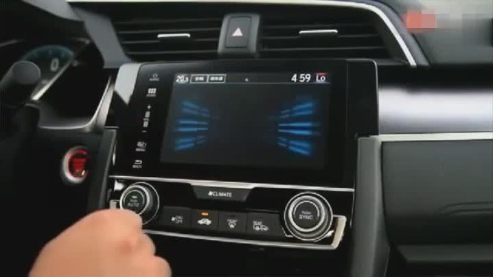 思域显示屏功能键信息教学,认清它们都是干什么用的