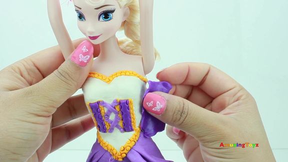 DIY芭比娃娃公主衣服制作