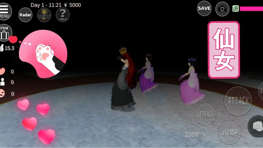 樱花校园模拟器舞蹈表演陈姐制作不许勿喷