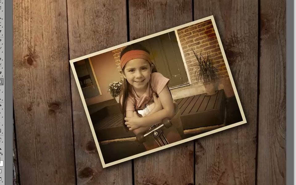 photoshop怀旧老照片效果教程