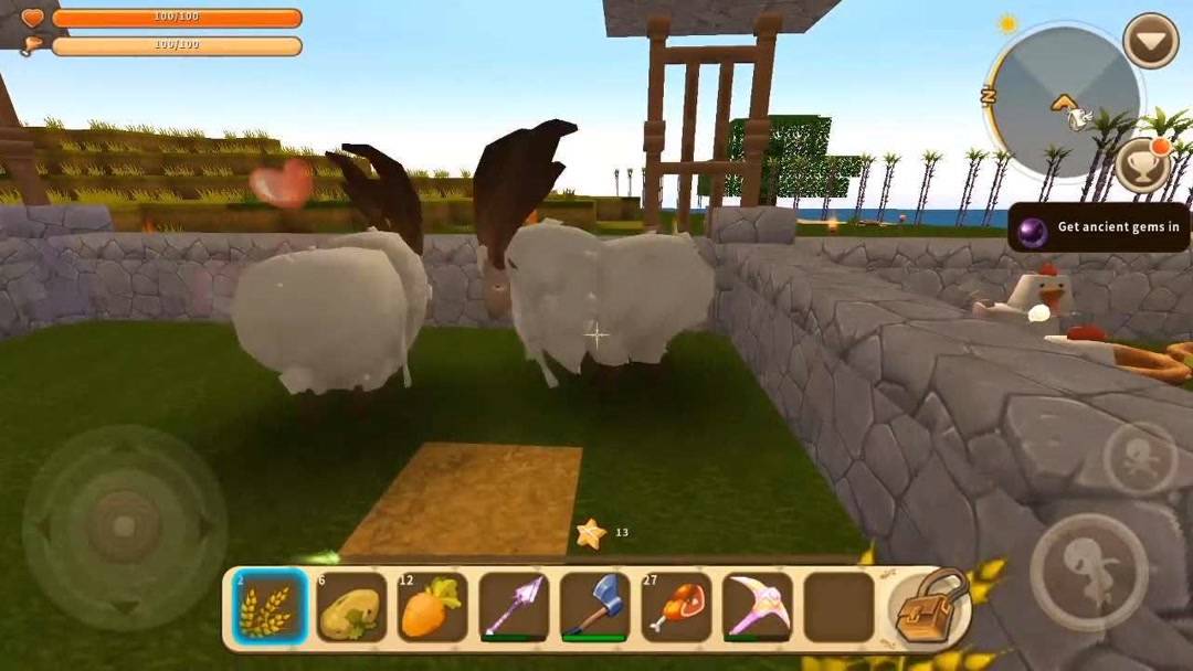 迷你世界之小山羊怎么这么怕人呢