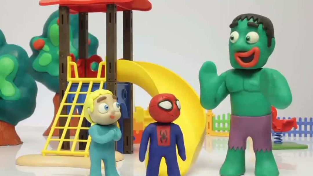 萌宝最爱定格动画!母婴早教时间!小朋友要一起玩滑梯吗?