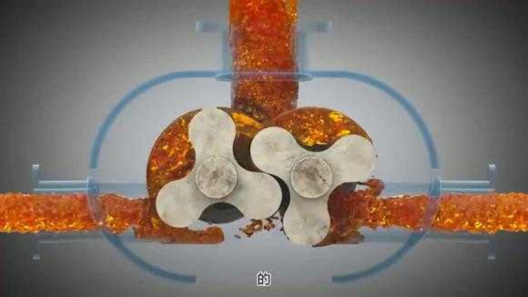 罗茨鼓风机,罗茨式增压器工作原理