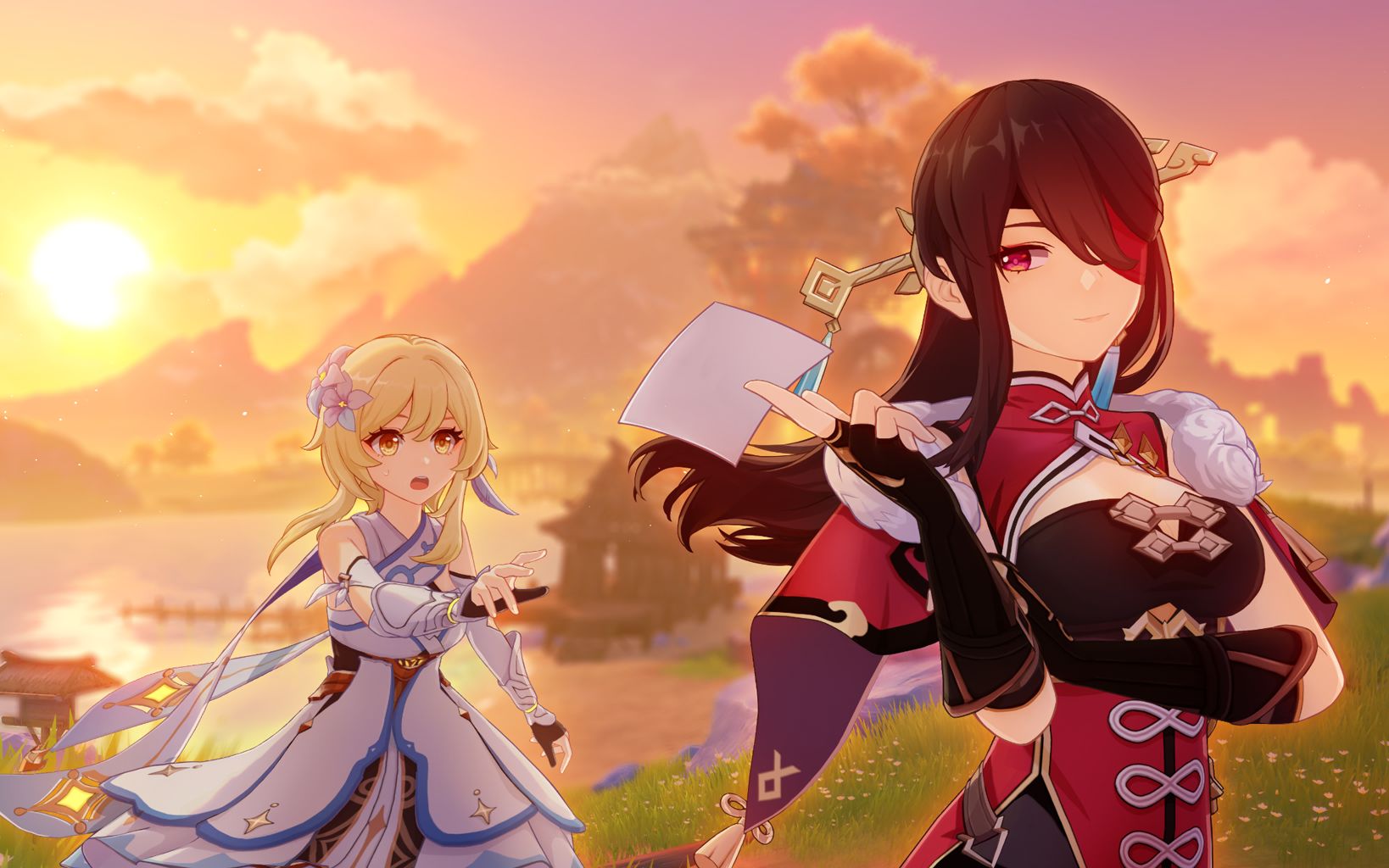 原神 北斗邀约任务结局两个人的留影课