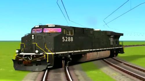 模拟驾驶开火车,场景太逼真了,这技术专业的都玩不了!