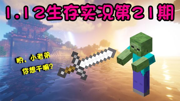 我的世界1.12生存实况第21期:小僵尸,你还摇人?