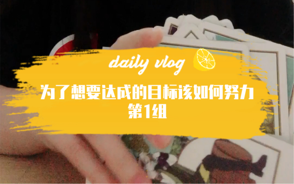 塔罗-对于想追求的目标我该如何努力?第1组