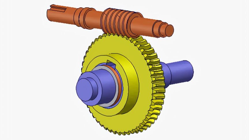 1005蜗轮蜗杆传动机构