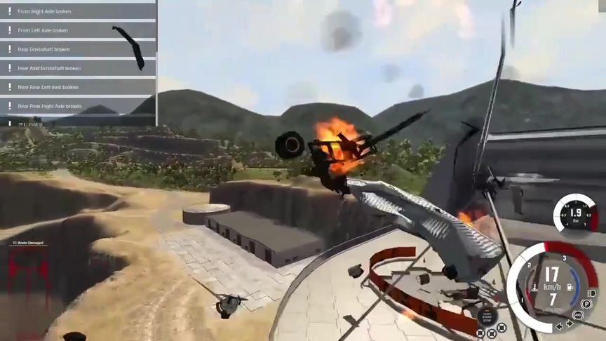 模拟汽车:什么汽车都逃不过这台机器的吞噬,太强了