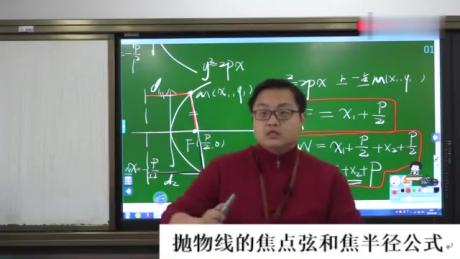 知道性质以后就不用硬算了抛物线的焦点弦和焦半径公式