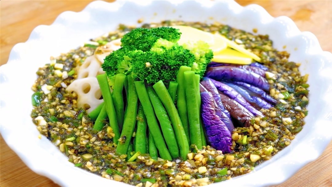 这道素菜饭店卖48,在家做10元就能搞定,味道鲜香营养健康特好吃