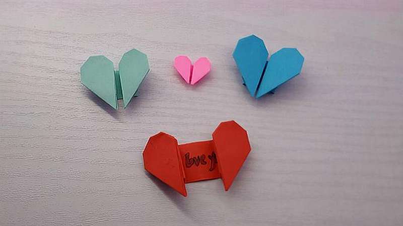 超级浪漫的爱心表白神器折纸教程,鼓起勇气向ta表白吧