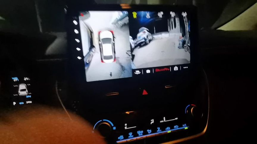 卡罗拉升级大屏导航全景记录仪完工效果杠杠的ߙ�ߙ�ߙ