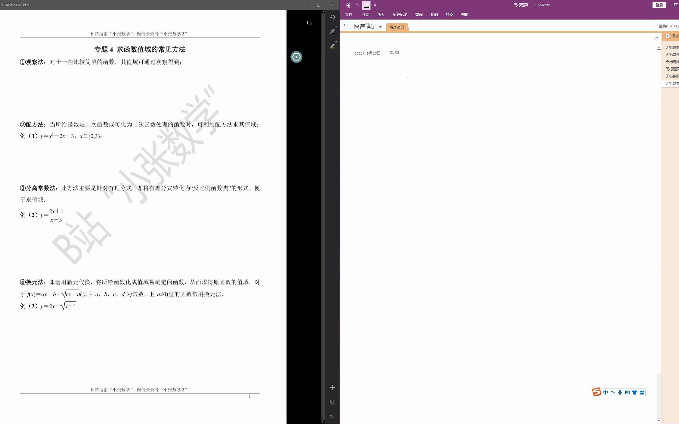 专题4求函数的值域常见方法