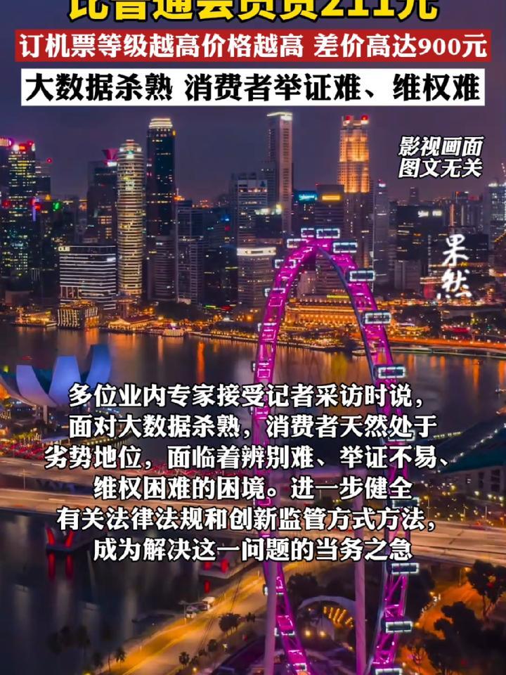 大数据杀熟调查,但现实中没有平台会承认这一点。