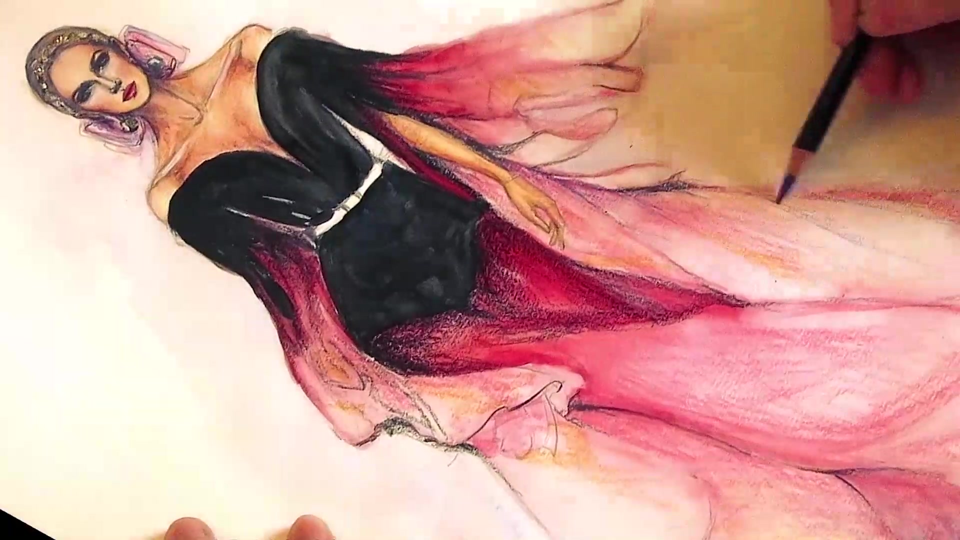 时装设计师教你如何画出漂亮的时装画!