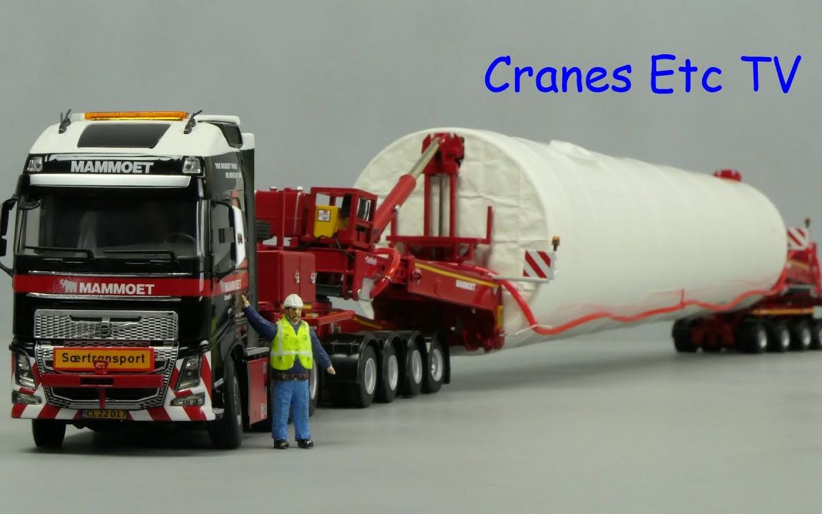 WSI 1:50 Mammoet承运大型风车模型开箱 · Cranes Etc TV