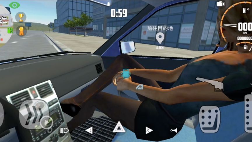 俄罗斯汽车模拟器:带女孩到她们的目的地,并获得奖励