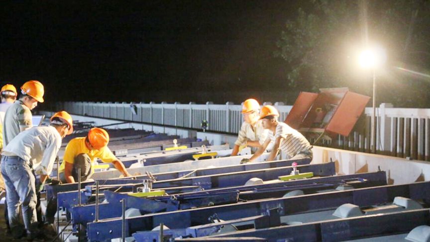 无砟轨道施工-轨道板精调施工