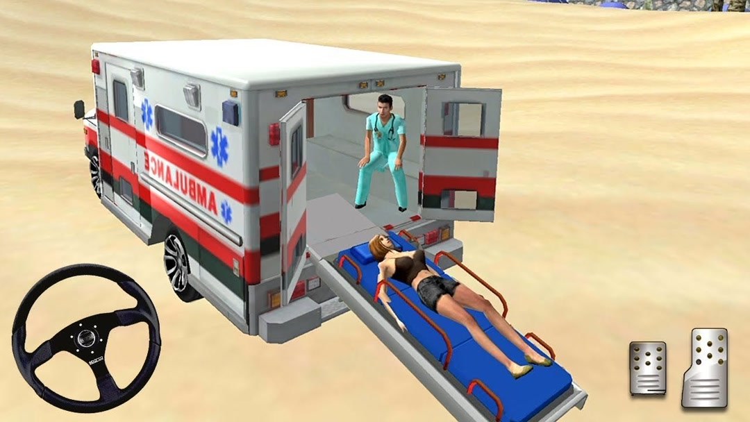 救护车司机模拟器-海滩救援行动-安卓游戏