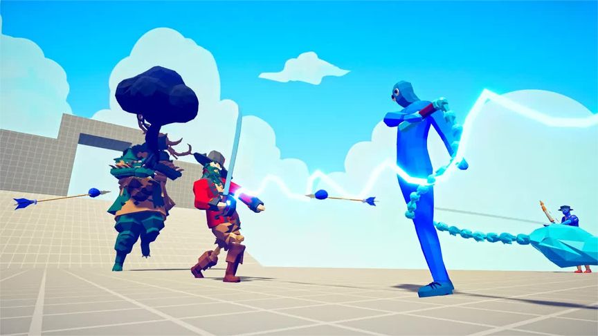 全面战争模拟器:寒冰鞭着对战恶魔树巨人