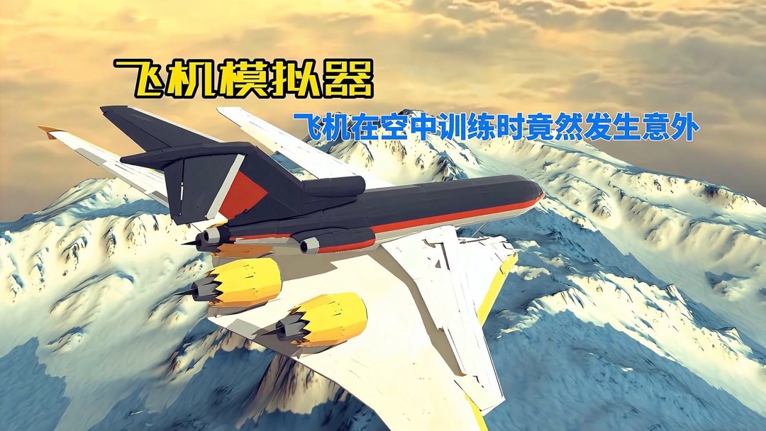 飞机模拟器:飞机在空中训练时竟然发生意外
