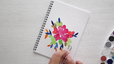 用简单的图形,就能绘制出好看的画~