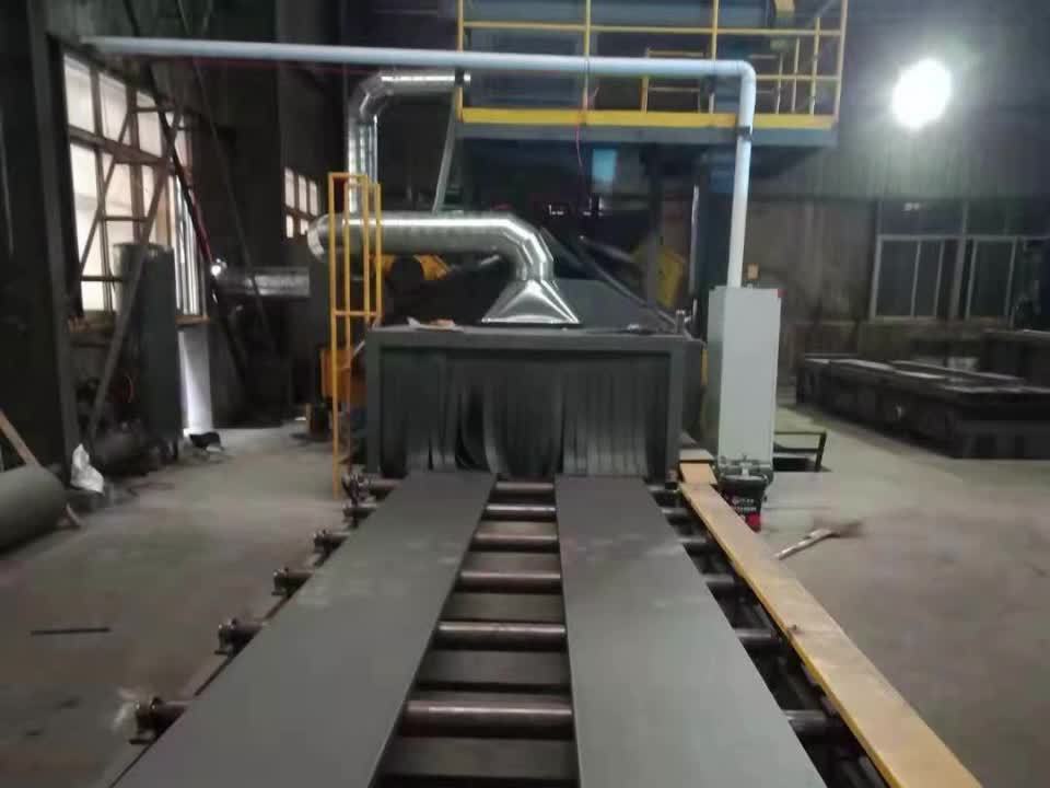 大型钢结构抛丸除锈设备 铭邦