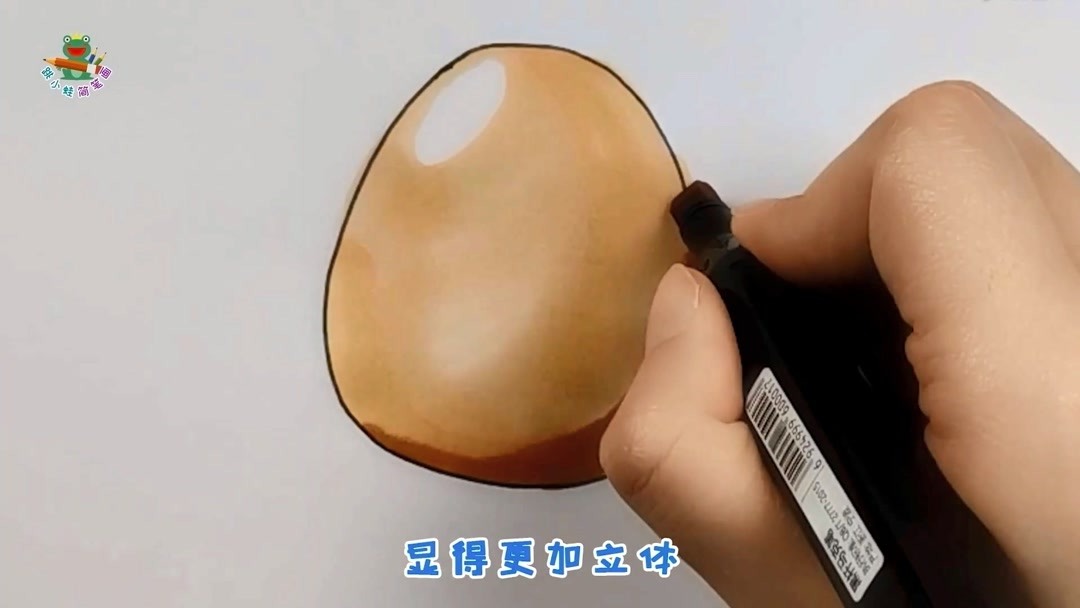 怎么画鸡蛋?绘画达人教你画鸡蛋简笔画,画法简单,成品逼真