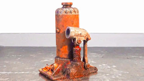 修复70年前的液压千斤顶！还原度百分百，师傅这波操作太牛了