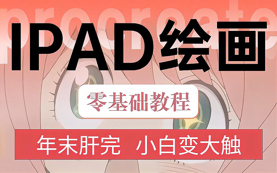 【procreate绘画教程】目前B站最基础的绘画教程,零基础入门必看,...