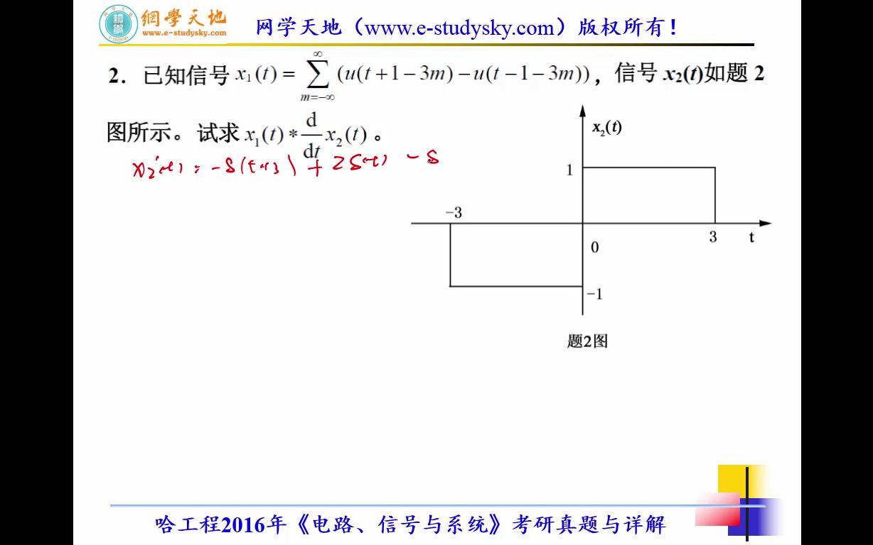 哈尔滨工程大学2016年《电路、信号与系统》考研真题与详解