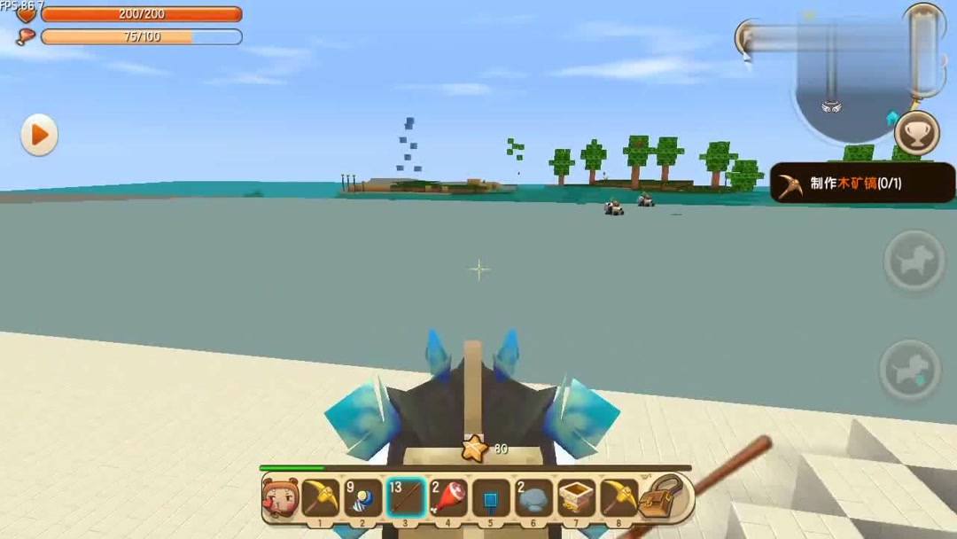 迷你世界:刷怪塔被爆爆蛋给祸祸了,半仙冒着生命危险修补刷怪塔