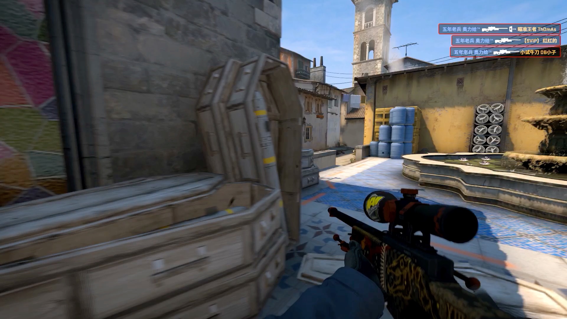 CSGO 炼狱小镇 你看看我打狙的样子像谁,