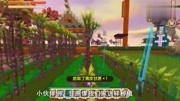 迷你世界:我和兔八哥造了一根绳索,准备用来拔河比赛