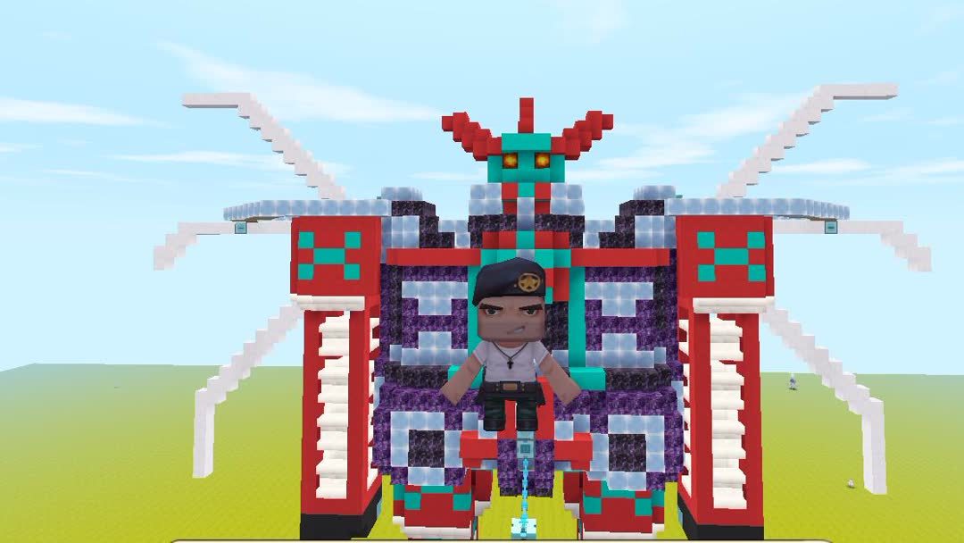 迷你世界 变形金刚擎天柱